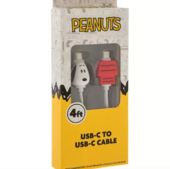 Peanuts | Cell Phones & Accessories | Peanuts Snoopy Usbc Cable | Poshmark